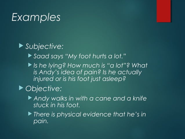 Subjective & Objective Writing Skills | PPT
