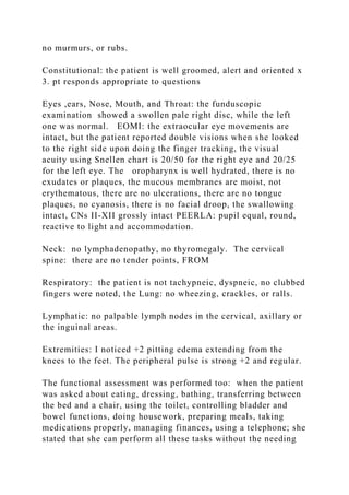 SubjectiveChief complaint headaches and blurriness of visi.docx