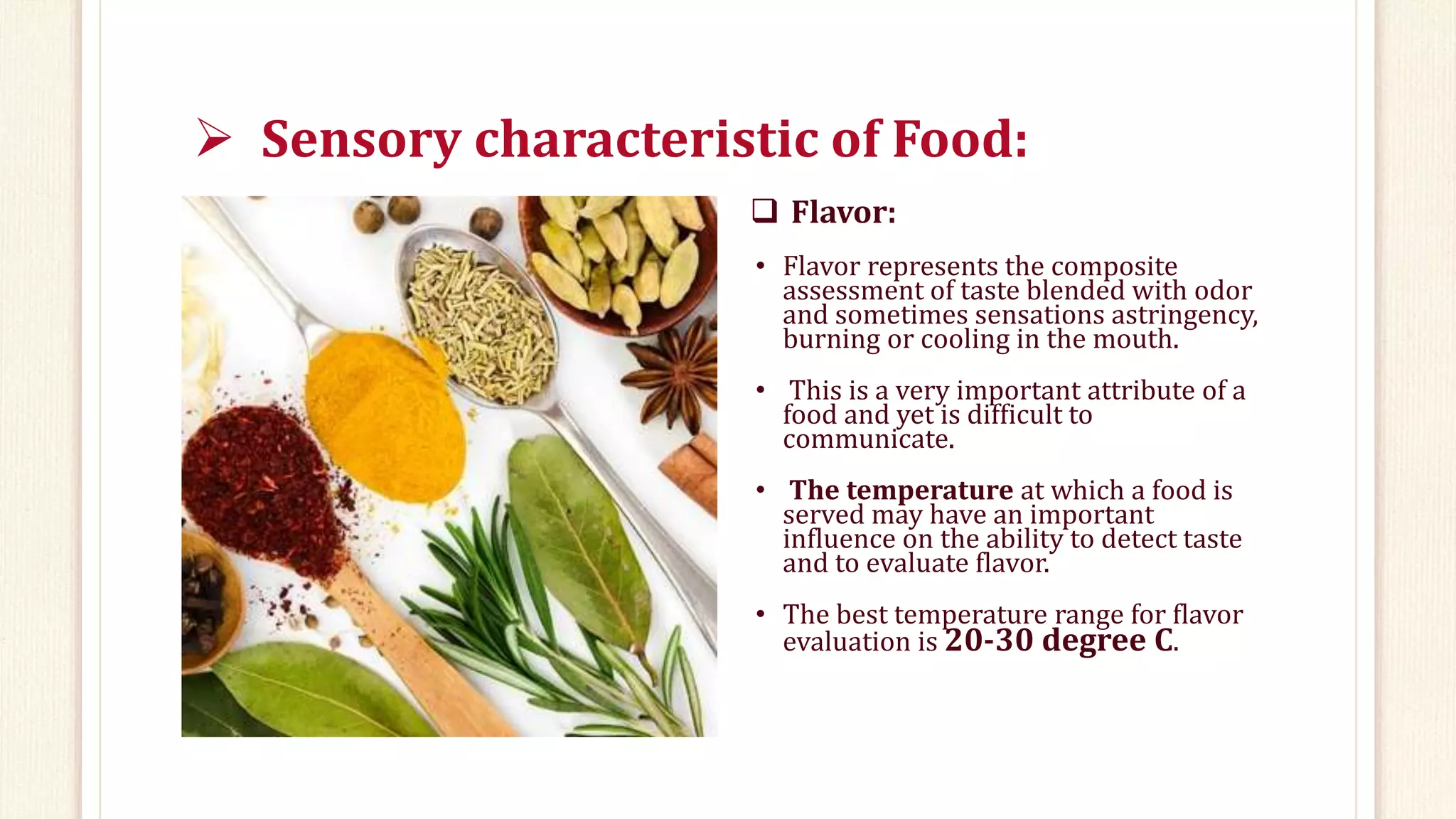 Subjective evaluation of food.. sensory evaluation | PPTX