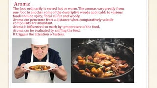 Subjective evaluation of food.. sensory evaluation | PPTX