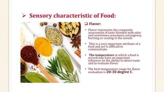 Subjective evaluation of food.. sensory evaluation | PPTX