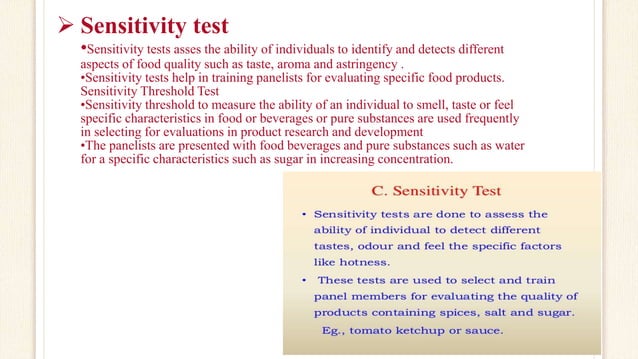 Subjective evaluation of food.. sensory evaluation | PPTX