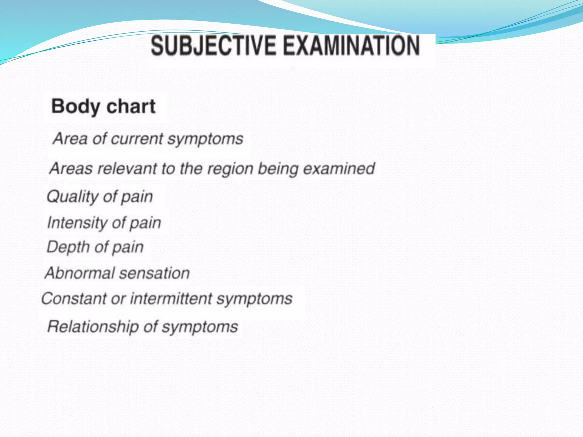 Subjective examination | PPTX