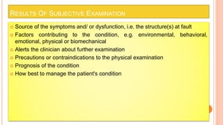 Subjective examination Amir | PPTX