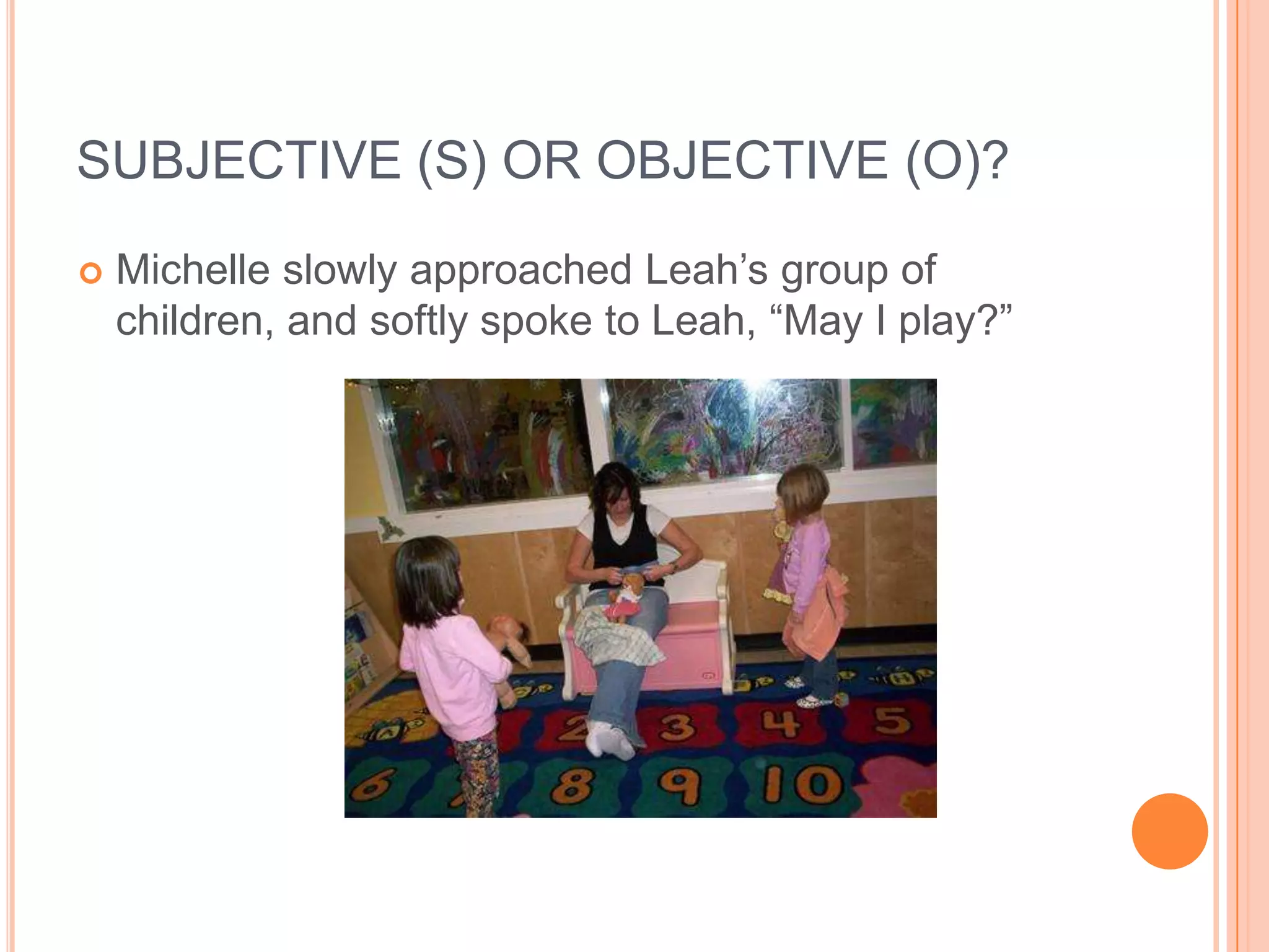 Subjective – Objective Exercise | PPTX