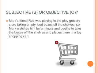 Subjective – Objective Exercise | PPTX