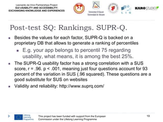 Subjective questionnaires | PPT | Graphics Software | Computer Software ...
