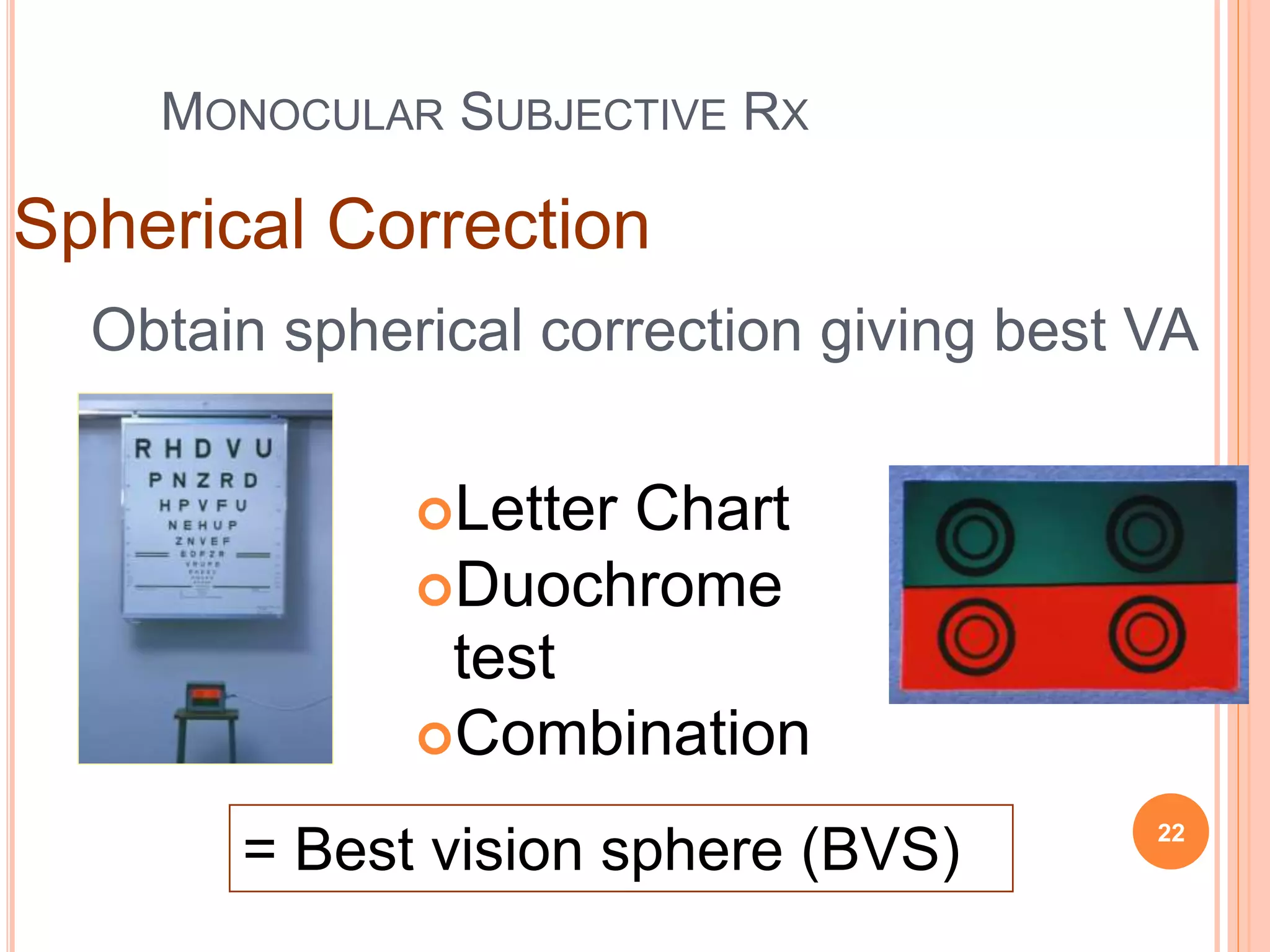 Subjective refraction | PPTX | Eye and Vision Conditions | Diseases and ...