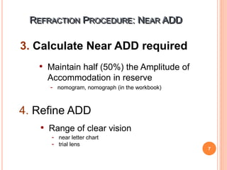 Subjective refraction | PPTX
