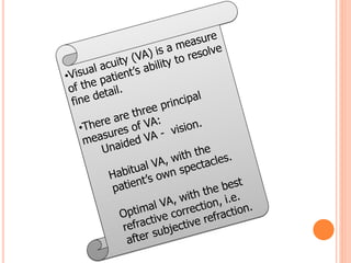 Subjective refraction | PPTX
