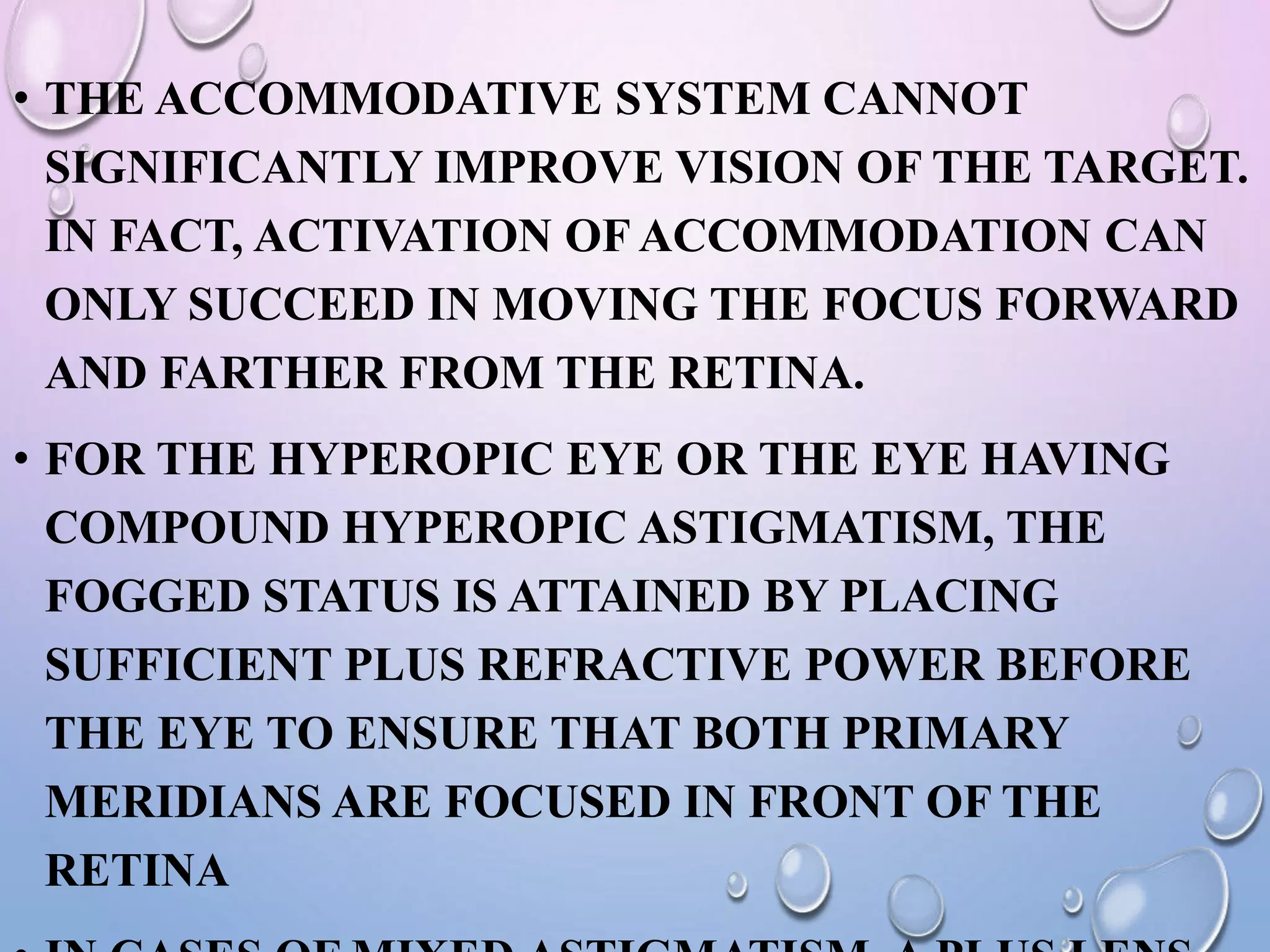 Subjective methods of Refraction | PPTX
