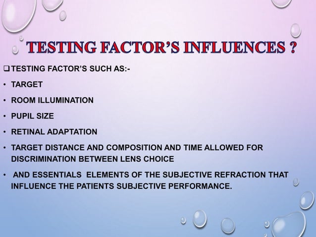 Subjective methods of Refraction | PPTX | Eye and Vision Conditions ...