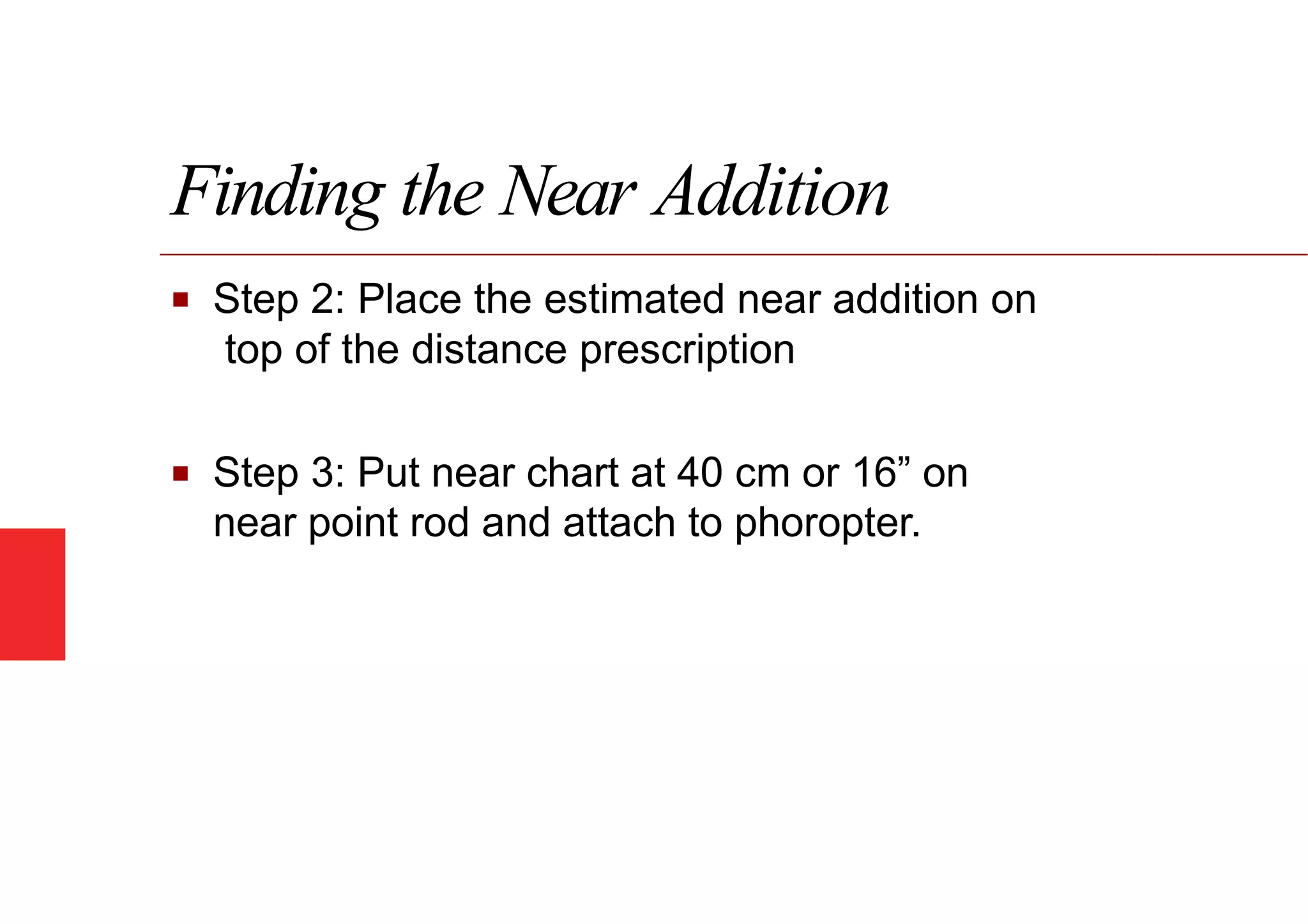 Subjective refraction final | PPT