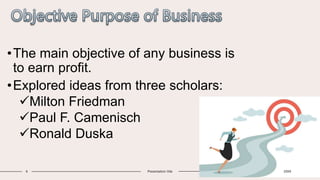 Business are Subjective and Objective | PPT