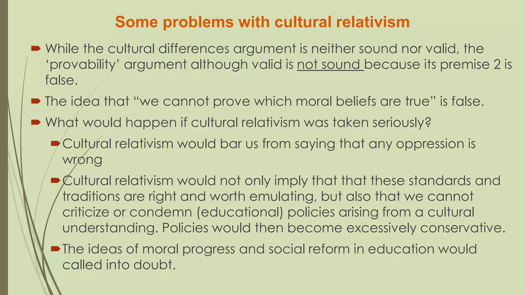 Subjectivism and Cultural relativism-1.pdf | Religion & Spirituality