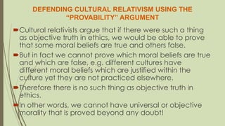 Subjectivism and Cultural relativism-1.pdf | Religion & Spirituality
