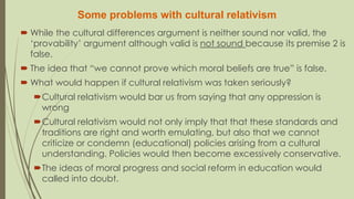 Subjectivism and Cultural relativism-1.pdf | Religion & Spirituality