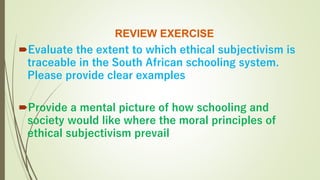 Subjectivism and Cultural relativism-1.pdf | Religion & Spirituality