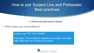 Subject line and preheader: How to create perfect subject line ...