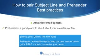 Subject line and preheader: How to create perfect subject line ...
