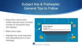 Subject line and preheader: How to create perfect subject line ...