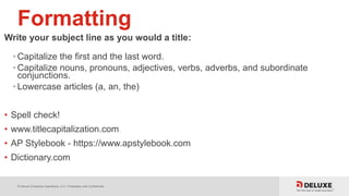 Email Marketing: Subject Line Savvy | PPT