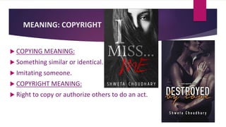 Subject matter of Copyright (Case Laws) | PPTX