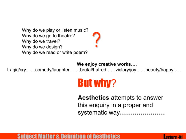 Subject Matter and Definition of Aesthetics.ppt