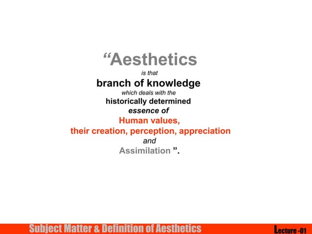 Subject Matter and Definition of Aesthetics.ppt