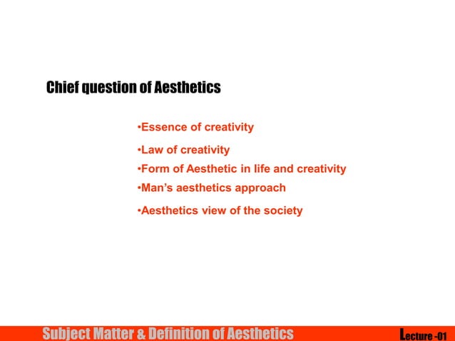 Subject Matter and Definition of Aesthetics.ppt