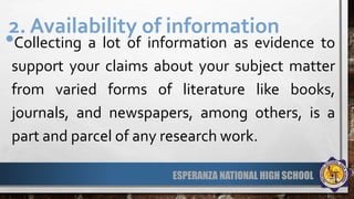 Subject matter of the inquiry or research | PPTX