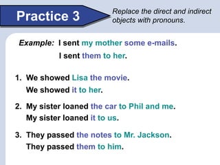 Subject object pronouns | PPT