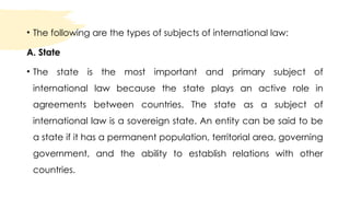 SUBJECT OF INTERNATIONAL LAW AND RECOGNITION (1).pptx