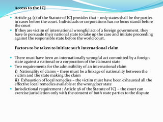 Subject of International law & legal personality | PPTX