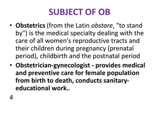 Subject of Obstetrics.pptx