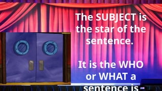 Subject & PredicateVERBSNOUNSADVERBS.pptx