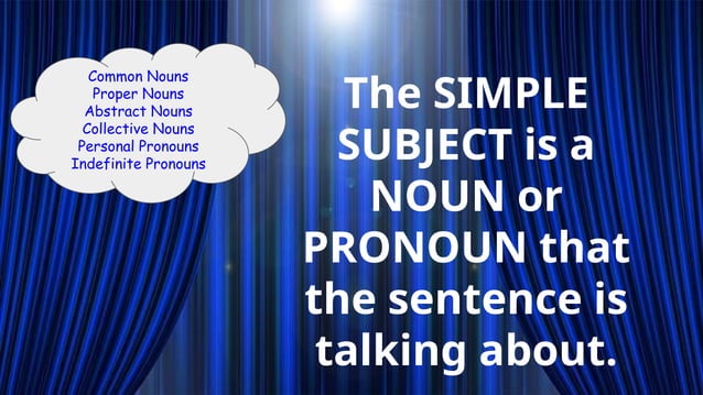 Subject & PredicateVERBSNOUNSADVERBS.pptx