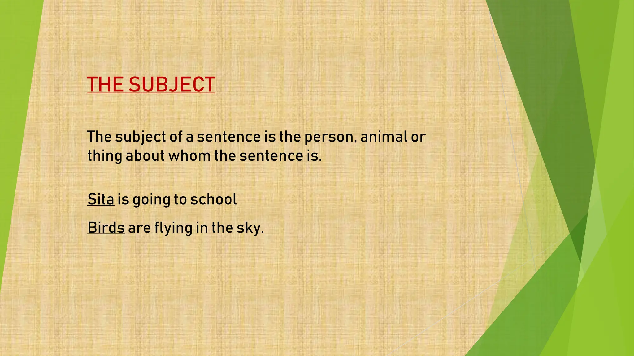 subject and predicate standard two eng.ppt