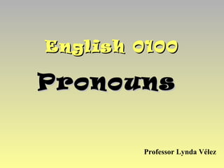 Subject pronouns | PPT