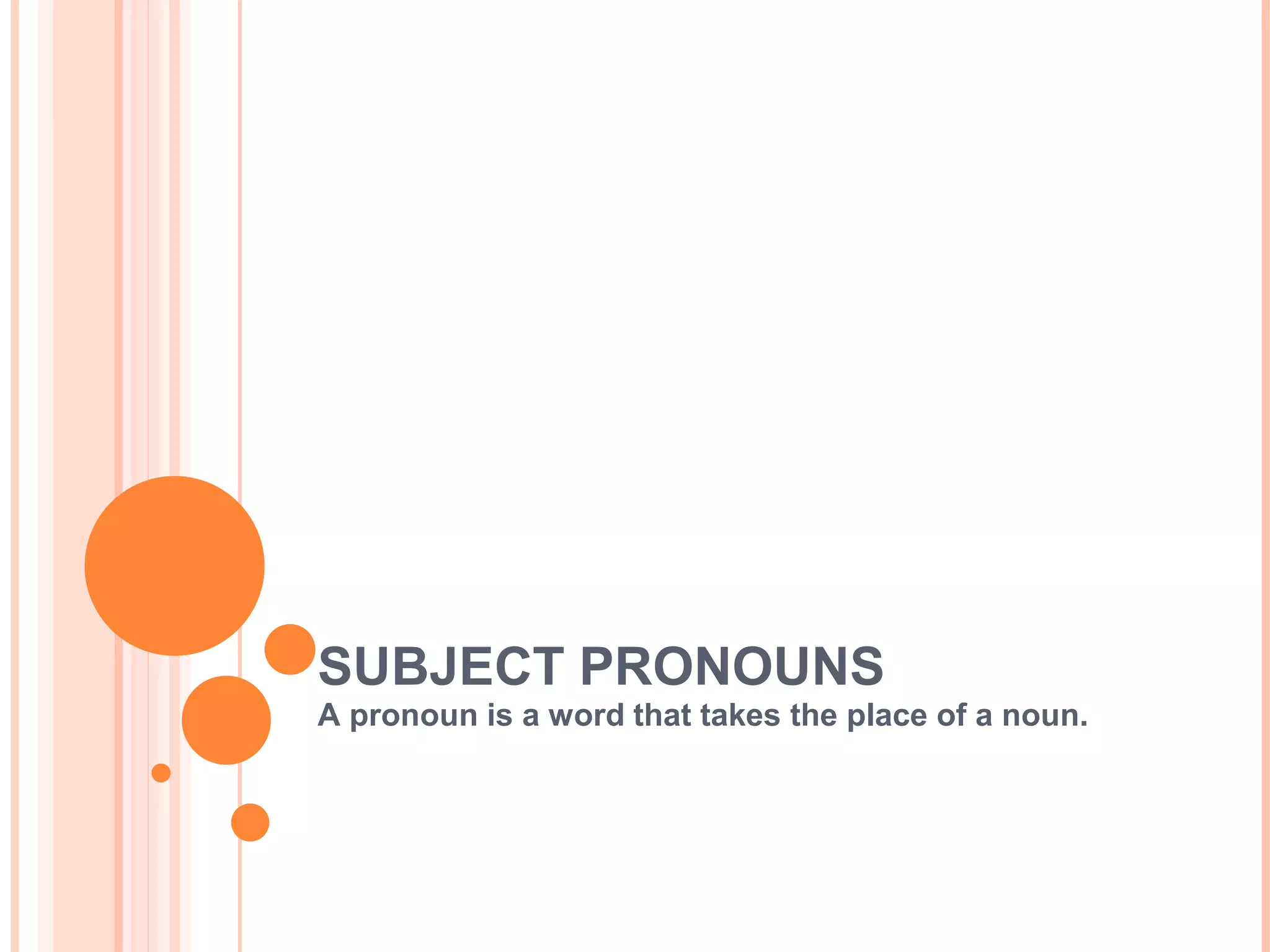 Subjectpronouns | PPT