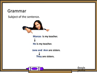 Subject pronouns | PPTX