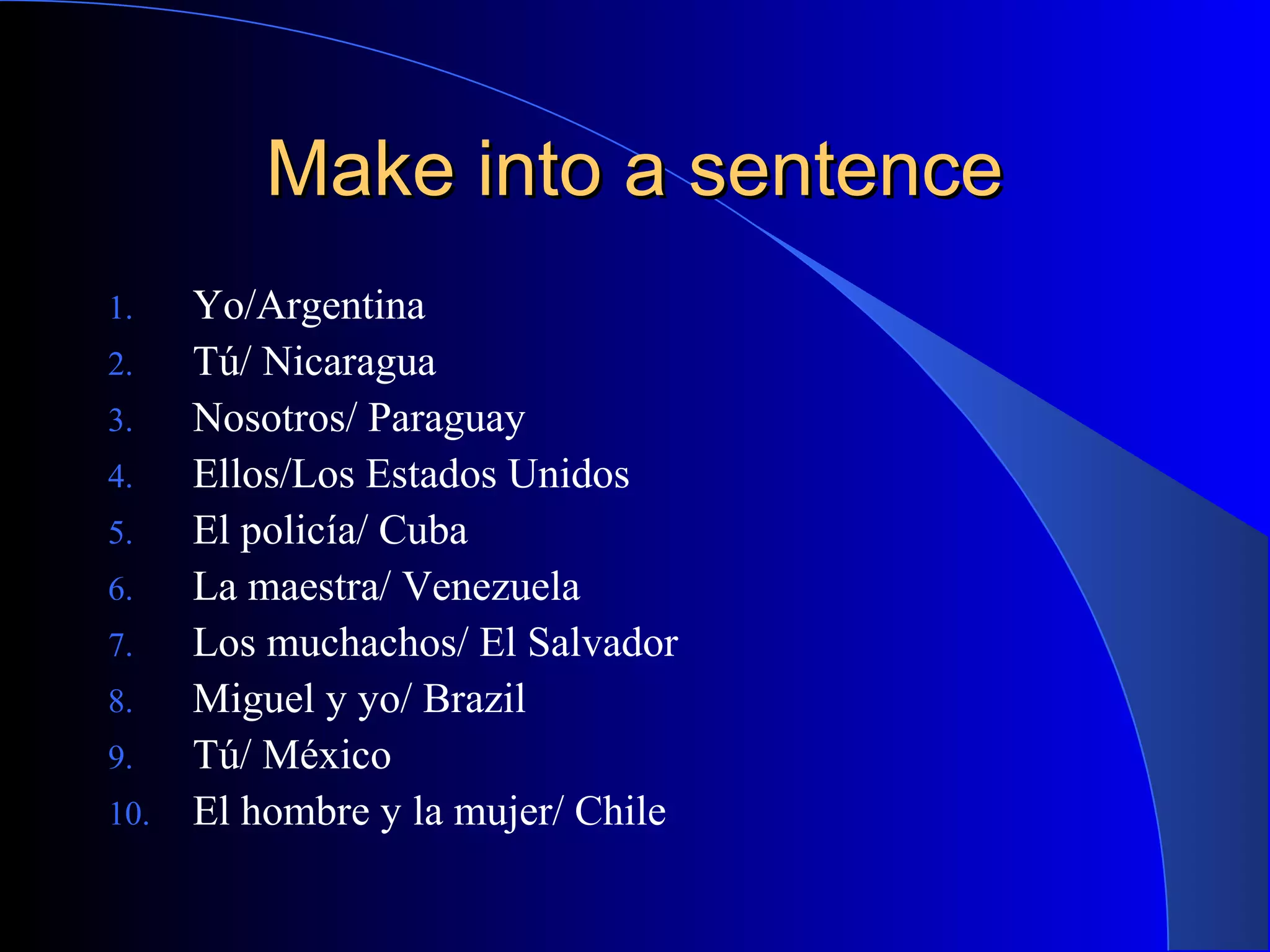 Subject pronouns | PPT