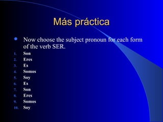 Subject pronouns | PPT