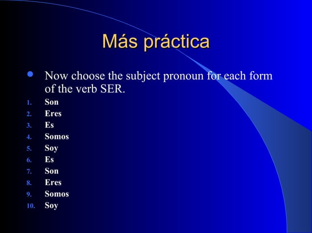 Subject pronouns | PPT