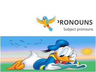 Subject pronouns made easy for young learners | PPTX