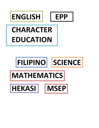 Subjects | PDF