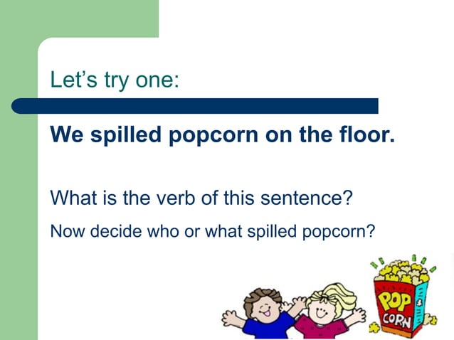Subjects and Predicates for grade three. | PPT