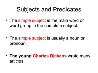 Understanding subjects and predicates is fundamental to mastering ...
