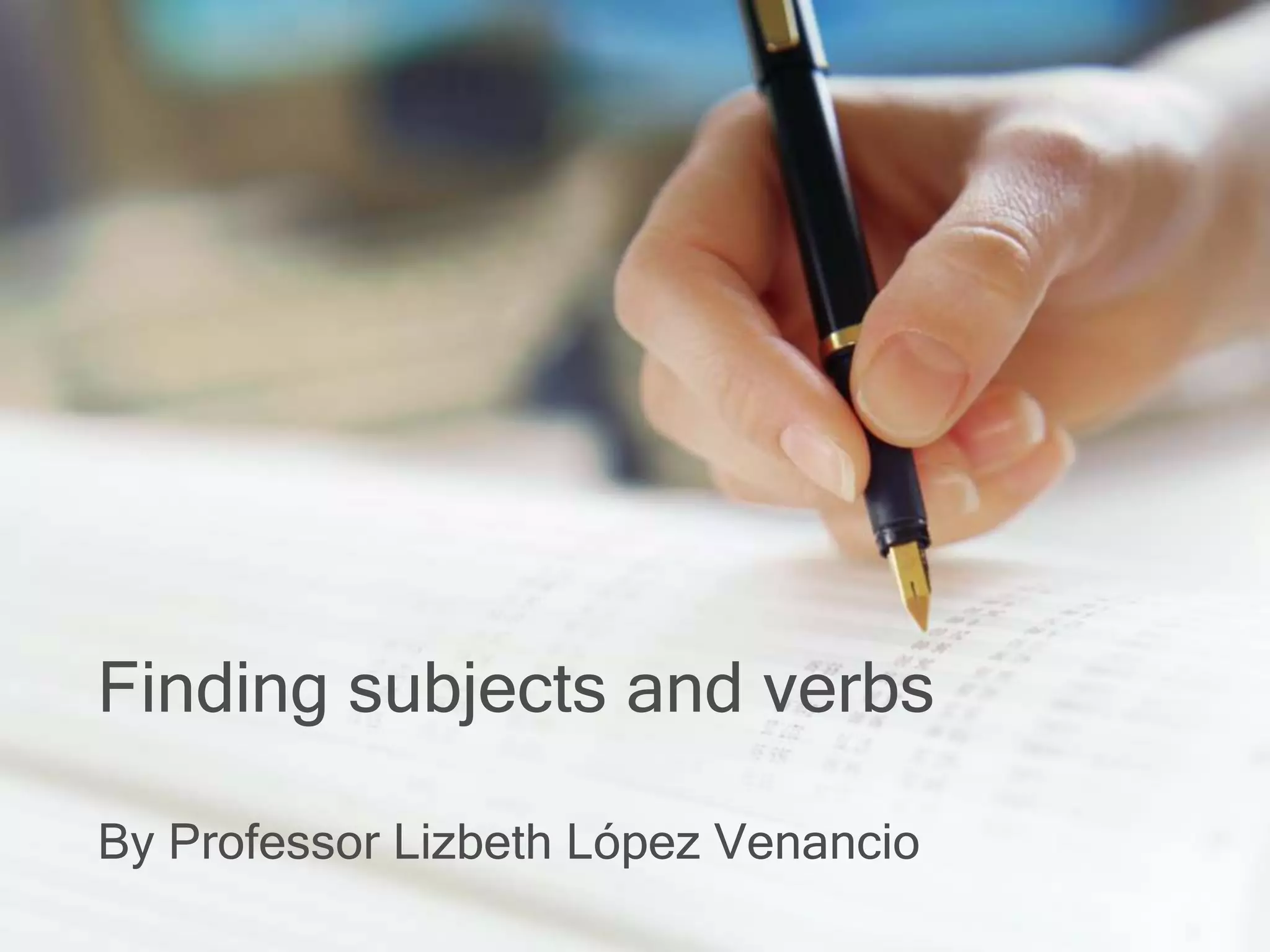 Subjects and verbs.ppt