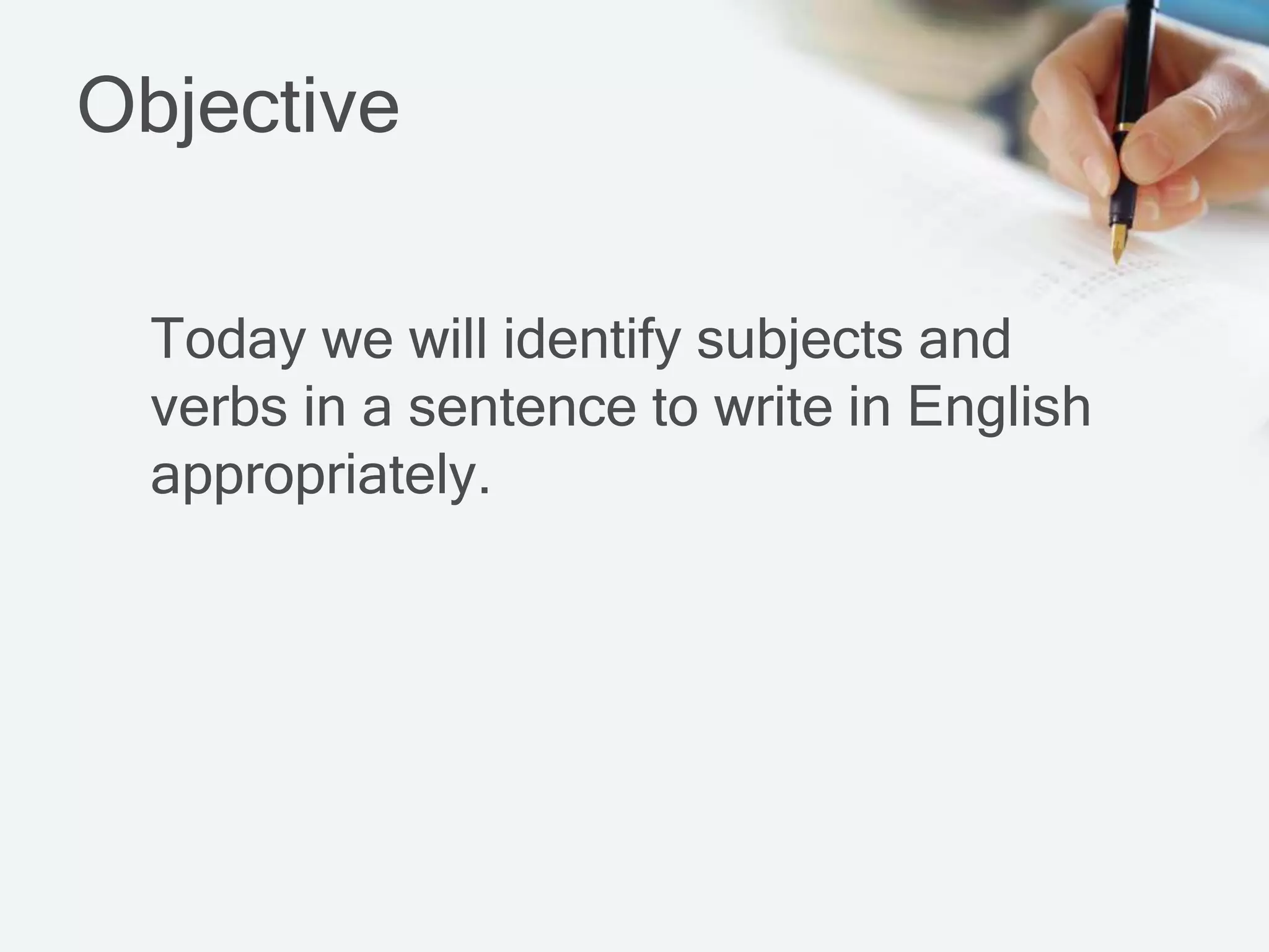 Subjects and verbs.ppt